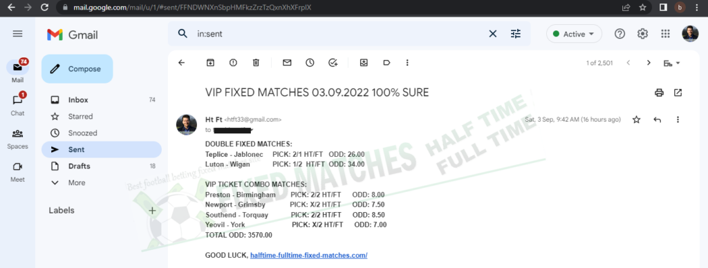 Best HALF TIME FULL TIME fixed matches 100% sure